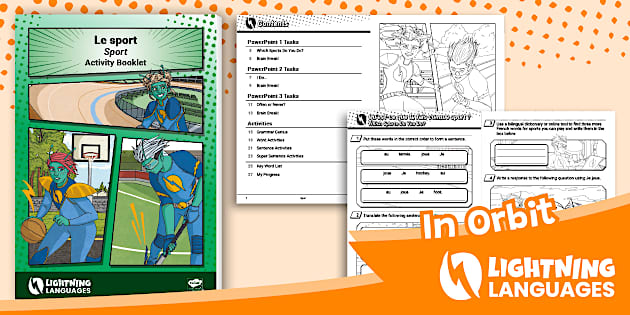 👉 French In Orbit Sport Activity Booklet (Teacher-Made)