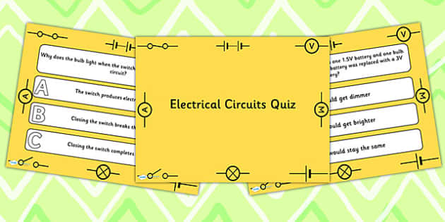 Electrical Circuits PowerPoint - Year 6 Electricity Quiz