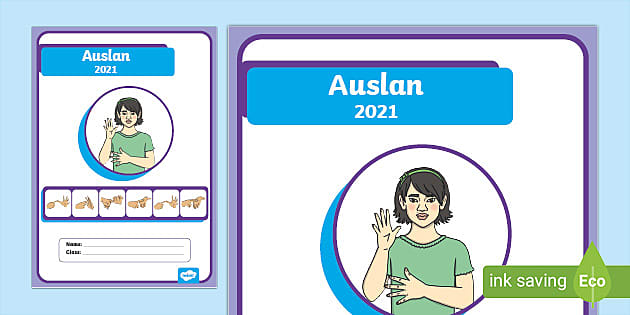 Auslan Back to School Book Cover (teacher made) - Twinkl