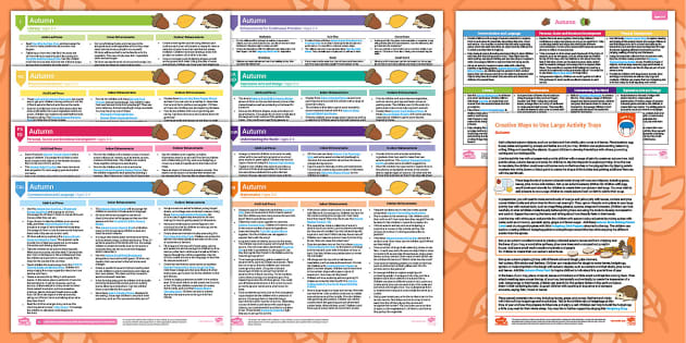 EYFS Ages 2-3 Autumn Bumper Planning Pack (teacher made)