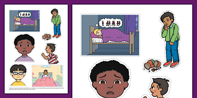 Anxiety Cartoon Clip Art Cut-Outs (teacher made) - Twinkl