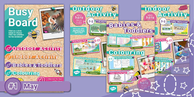 FREE! - May Half Term Busy Board 2022 (teacher made)