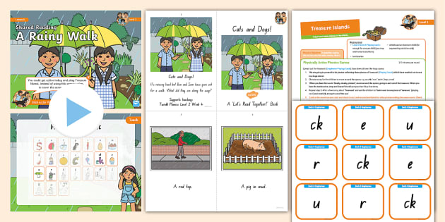 Twinkl Phonics Level 2: Week 4 Lesson 5 Pack 'ck, e, u, r'