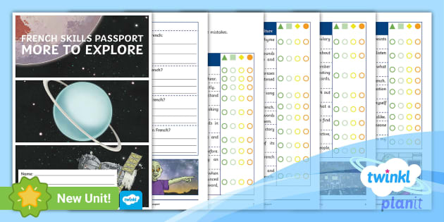 👉 KS2 French Transition - PlanIt Skills Passport - Twinkl