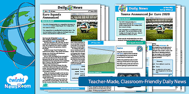 Euro 2020 Reading Comprehension | Twinkl NewsRoom - Twinkl