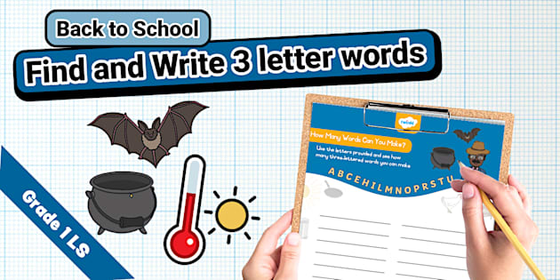 Grade 1 LS - Worksheet: How Many Words Can You Make?