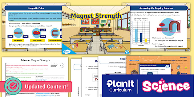 Y3 Forces and Magnets Magnet Strength Investigation Lesson 5