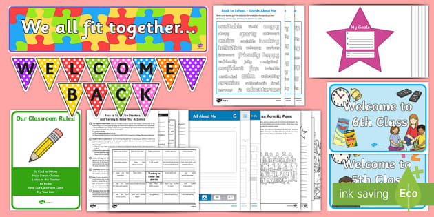 Back to School in Ireland – 5th/6th Class Activity Pack