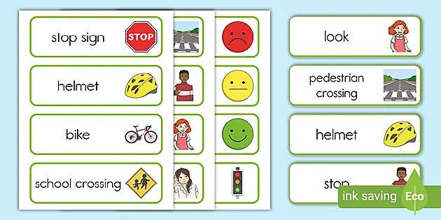 Kindergarten Safety Signs