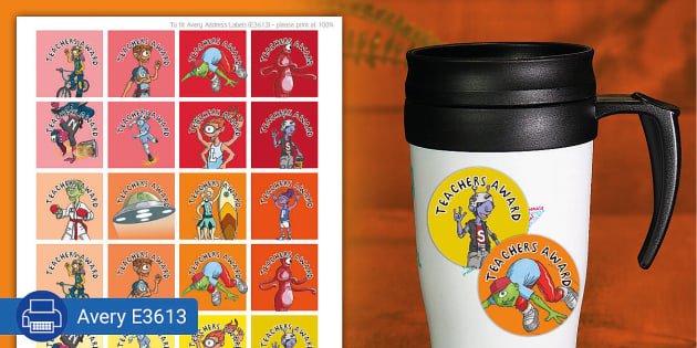 Space Week | Autumn Colour | Alien Reward Stickers - Twinkl