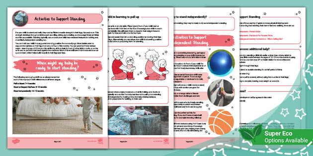 Activities to Support Standing (teacher made) - Twinkl