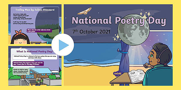 KS1 National Poetry Day 2021 PowerPoint (teacher made)
