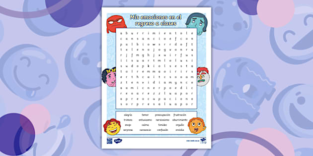 Regreso a clases - sopa de letras (teacher made) - Twinkl