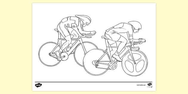 tour de france coloring pages