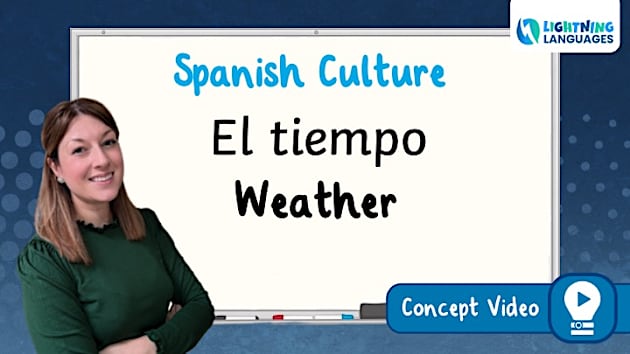 👉 Lightning Languages | Spanish | Lift Off | Weather Culture Concept Video