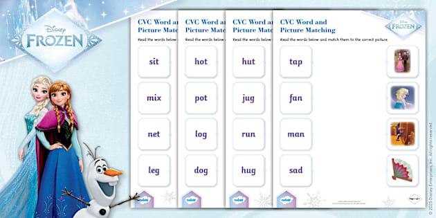 Frozen Word Find Matching Activity for Kids | Twinkl USA