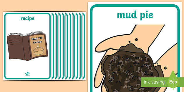 Mud Pie Role Play Posters (teacher made) - Twinkl