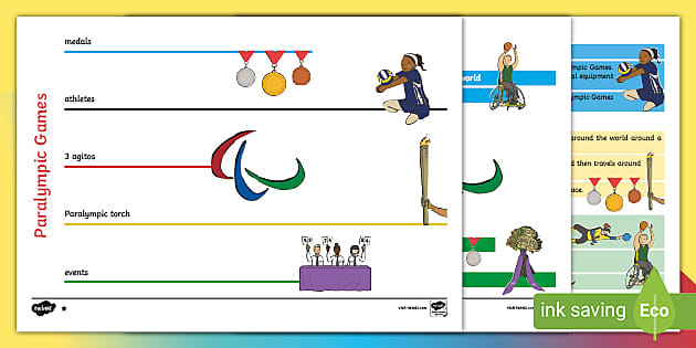 Differentiated Paralympics Concept Maps Worksheet / Worksheet