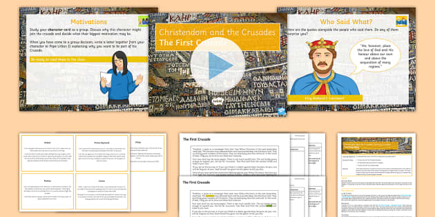 The First Crusade Lesson Pack (teacher made)