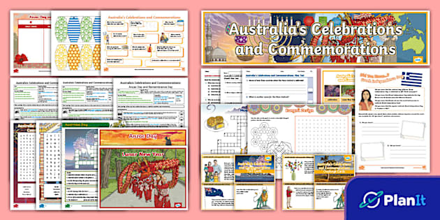 Year 3 HASS History Australia's Celebrations Unit Pack 2