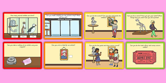 Museum Role Play Challenge Cards (teacher made) - Twinkl
