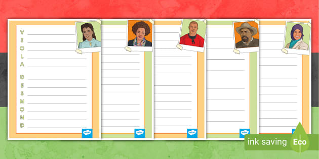 Black History Month Acrostic Poem Writing Activity (Intermediate)