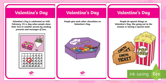 Valentine's Day Display Facts Posters (teacher made)
