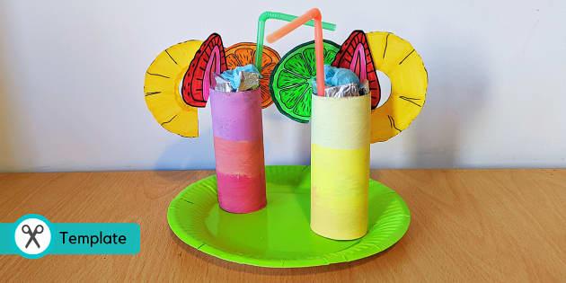 Paper Lemonade Cups Craft Lemonade Craft Preschool