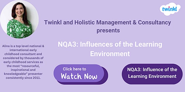 Webinar EYLF: Influences of the Learning Environment