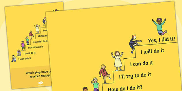 Which Step Have Your Reached Today Motivational Poster - display