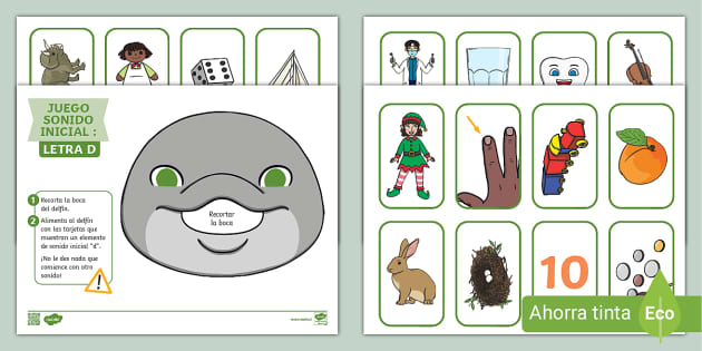Juego: Sonido Inicial Letra D (teacher made) - Twinkl