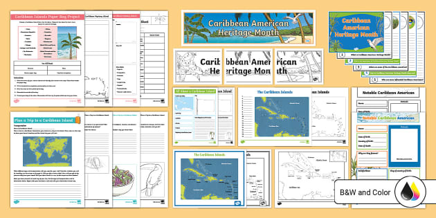 Caribbean American Heritage Month Activity Pack - Twinkl