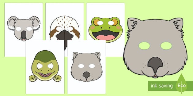 Tiddalick the Frog Role Play Masks-Australia - Australian