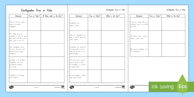 Earthquake Lesson Plan Second Grade