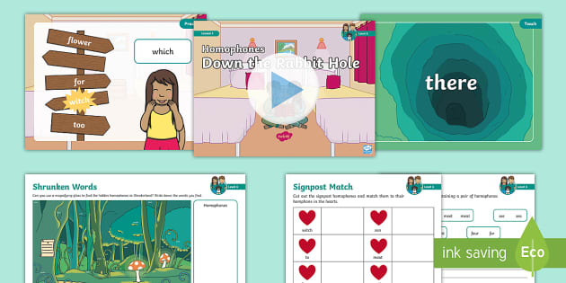 Homophones and Near Homophones Lesson Pack - Level 6 Week 29 Lesson 1