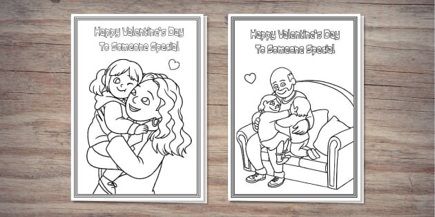 Special Person Valentine's Colouring | Twinkl Party - Twinkl