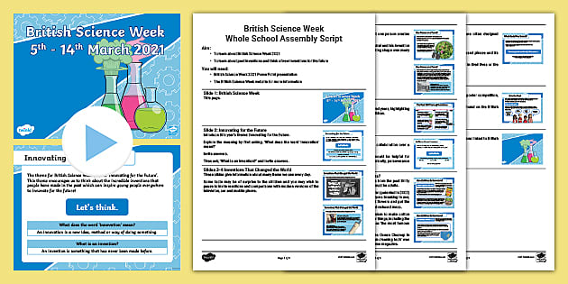 British Science Week Whole School Assembly Pack