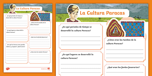 Ficha de actividad: Cultura Paracas - Twinkl