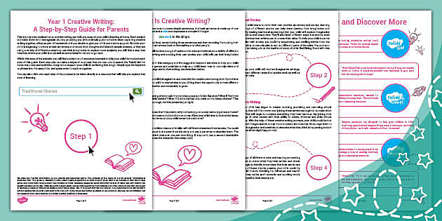 Year 1 Creative Writing Parent Guide And Activities Pack