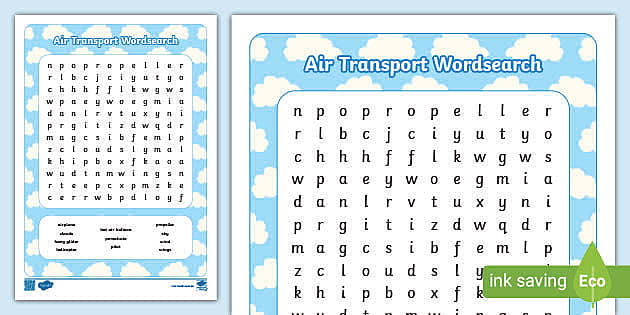 Air Transport in Qatar Word Search (teacher made) - Twinkl