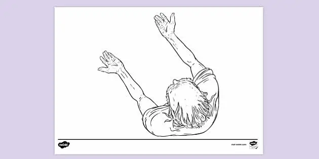 Outstretched Arms Drawing