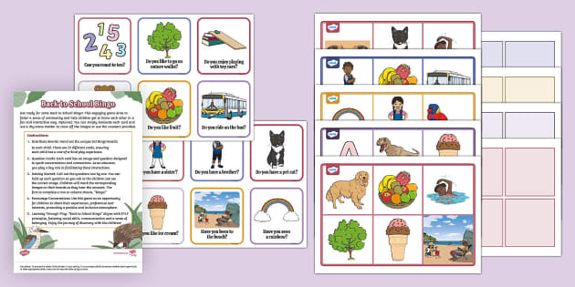 Back to School Bingo (teacher made) - Twinkl