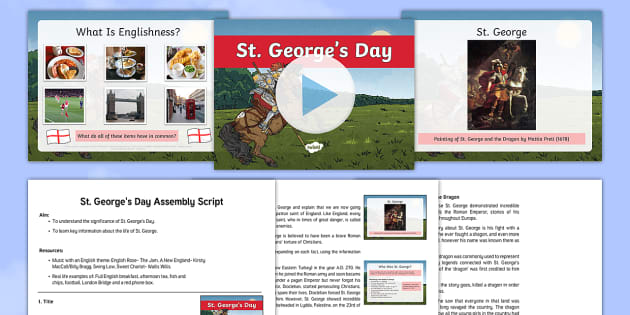 KS2 St George's Day Assembly Pack (teacher made) - Twinkl