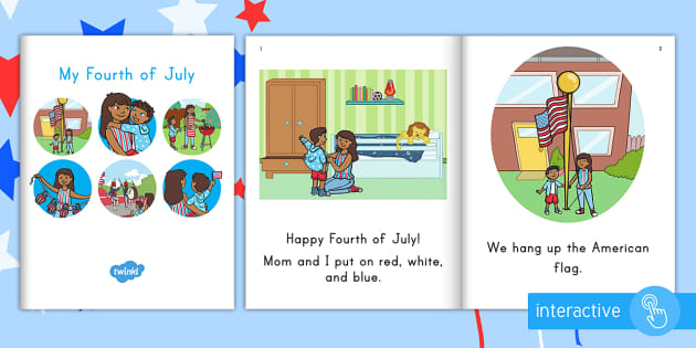 My 4th of July eBook - Independence Day, Beginning Reader