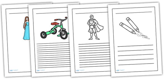 Toy Writing Frames (Hecho por educadores) - Twinkl