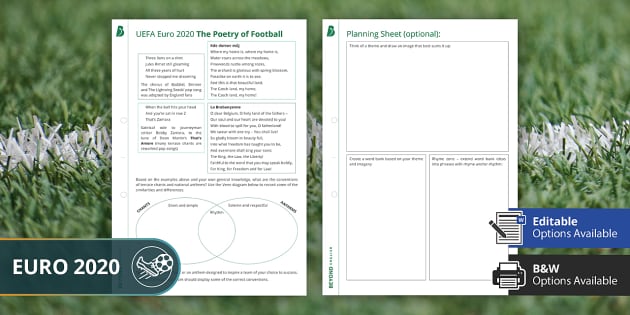Football Poetry | Euro 2020 The Poetry of Football | Beyond
