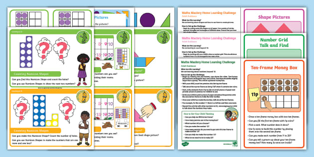 👉 EYFS Maths Challenges to Support WRM To 20 and Beyond