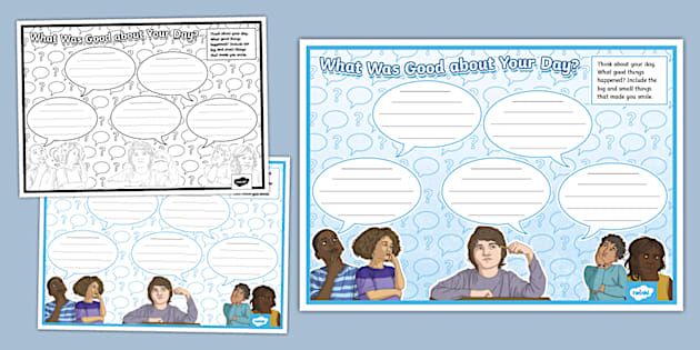 What Was Good about Your Day? Display Poster (teacher made)