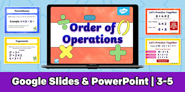 Order of Operations Google Slides & PowerPoint