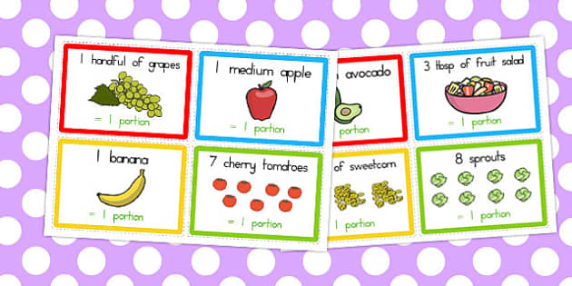 What Counts Towards My 5 a Day Challenge Cards - Twinkl